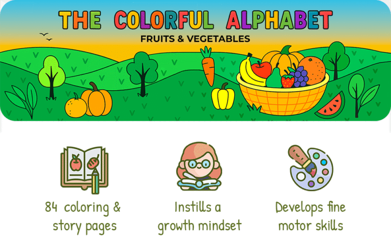 Tiny Alphabet: ABC Fruits & Vegetables – TINY LEARNERS